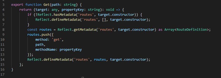 ExpressJS routing with Decorators, Dependency Injection and reflect ...