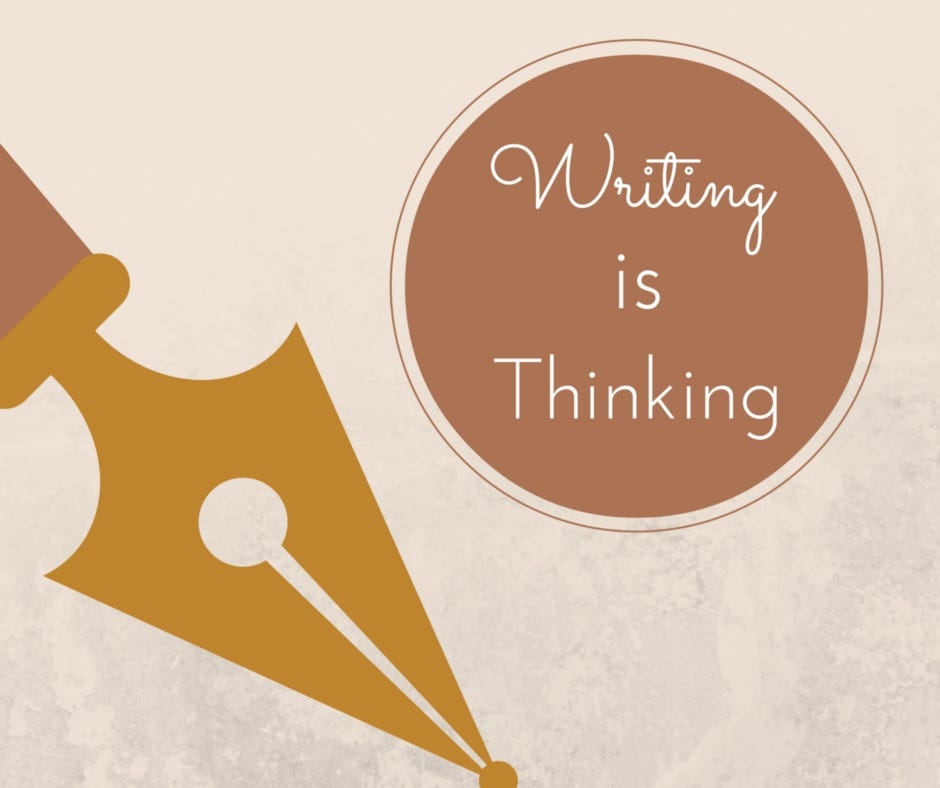Writing is thinking. I write, therefore I think. | by Tom Catalini | Medium