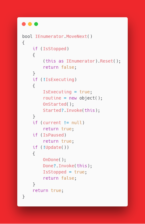 Custom Coroutines in Unity. Вы уже настолько круты, что вертите… | by Nikita Goncharuk | Game ...