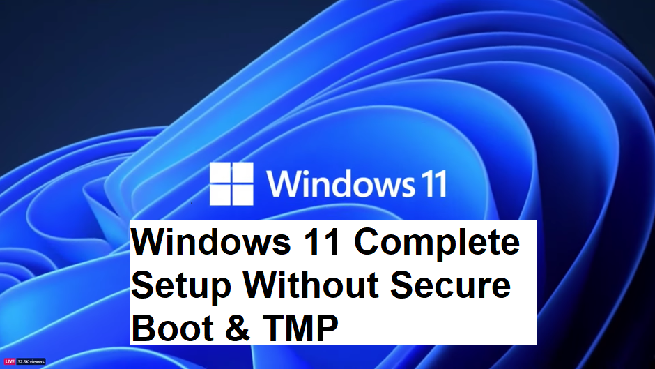 Windows 11 Complete Setup Without Secure Boot & TMP | by Chowdhury ...