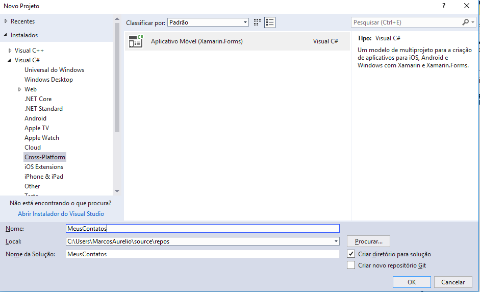 Xamarin Forms: Agenda de contatos com SQLite e MVVM. | by Marcos Aurelio | Medium