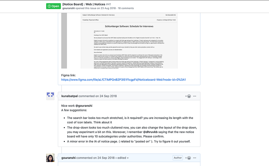 Designing a college campus-based Noticeboard Web app | by Gouranshi ...