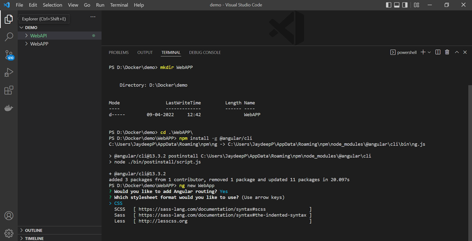 Docker Net Core Api And Angular End To End Application Using Docker Compose 2020
