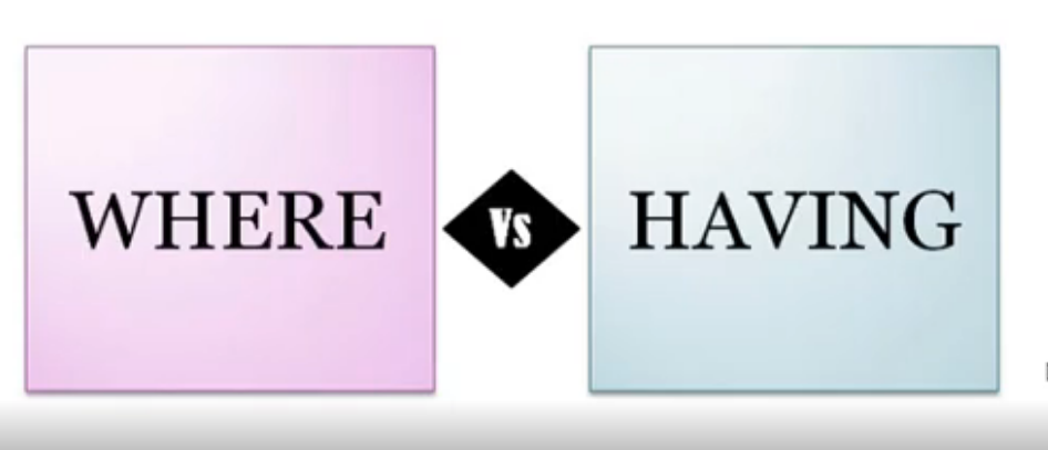 Where” Vs Having” Clause In Postgresql By Nidhi Gupta Analytics