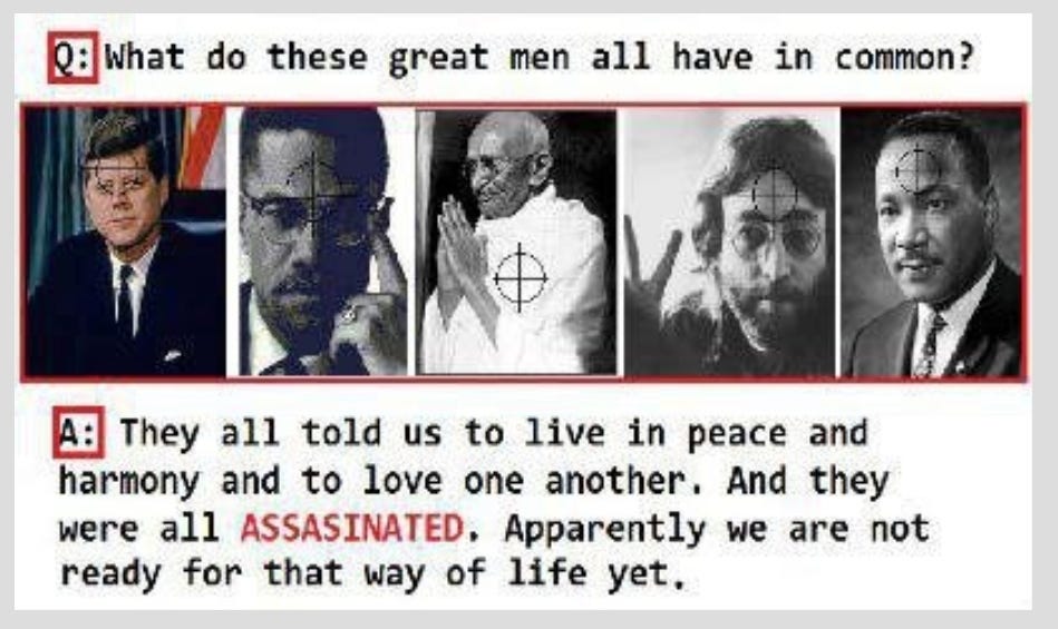 Political Assassinations & Blocking Progress: More In Common Than You ...