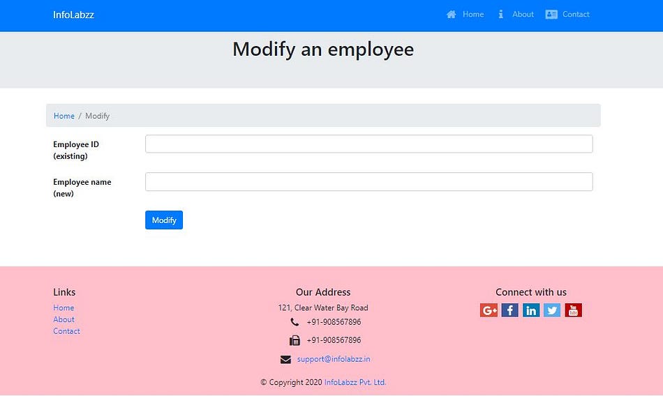Responsive web design with Bootstrap and Node.js As A Backend | by Souvik Paul | JavaScript in ...