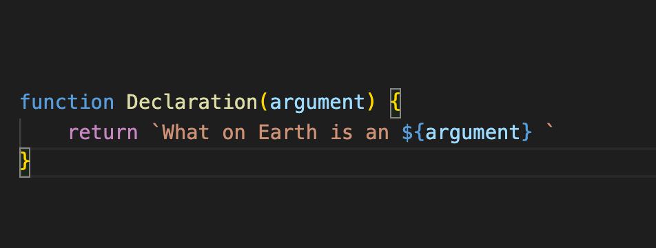 WHAT’S THAT FUNCTION ?. A closer look At Function Declarations… | by ...