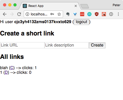 Building URL shortener using React, Apollo, and GraphQL — Part V: User Authentication | by Peter ...