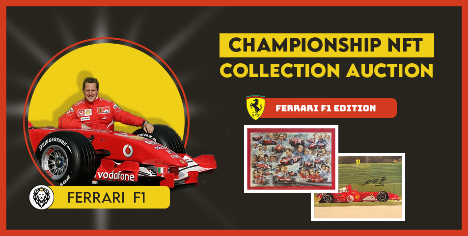 Championship NFT Collection Auction: Ferrari F1 Edition on JGNNFT.com 🏎 ...