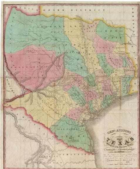 Mapping Texas: From Frontier to the Lone Star State — The Maps of ...