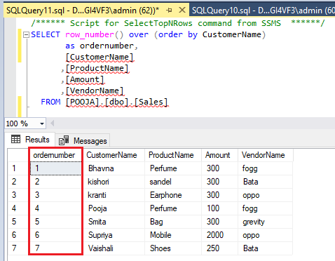 RowNumber(), Partition(), Rank() and DenseRank() in SQL Server | by ...