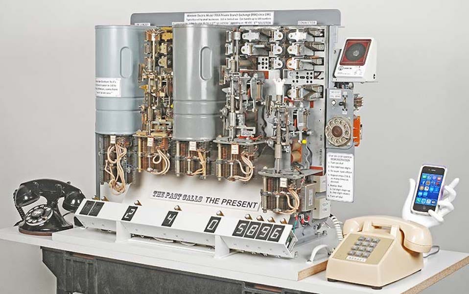Vintage-Style Telephone PBX Displays Digits Electromechanically | by ...
