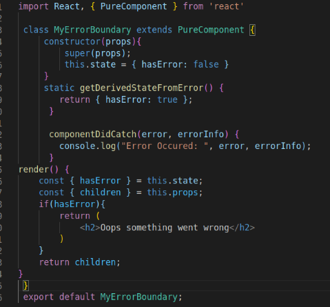 Error Boundaries in React. In React, you may have seen most of the ...