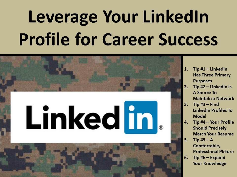 Leverage Your LinkedIn Profile For Career Success | by Chad Storlie ...
