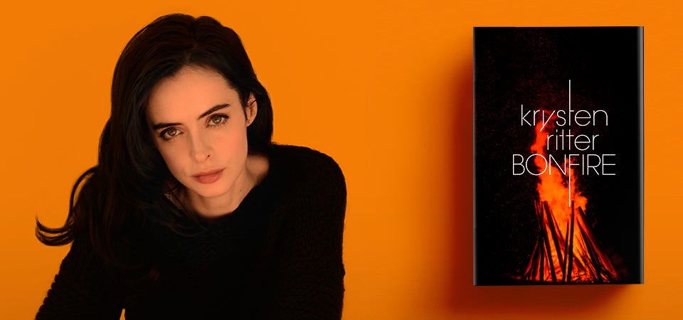 Book Review: Krysten Ritter’s “Bonfire” | by Chris OKennon | In Vino ...