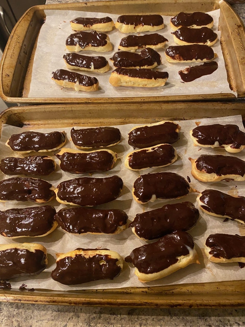 Two Bite Bakery-Mini Chocolate Eclairs | by Arpad Nagy | Kitchen Tales ...