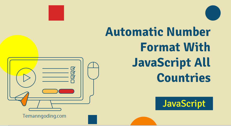 Automatic Number Format With JavaScript All Countries By Mantan