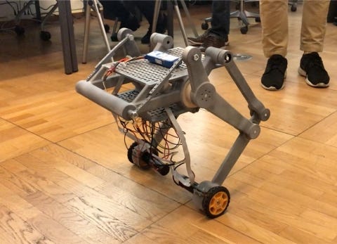 A Team of Nine Undergraduate Students Builds Innovative Jumping Robot for Their Final Project ...