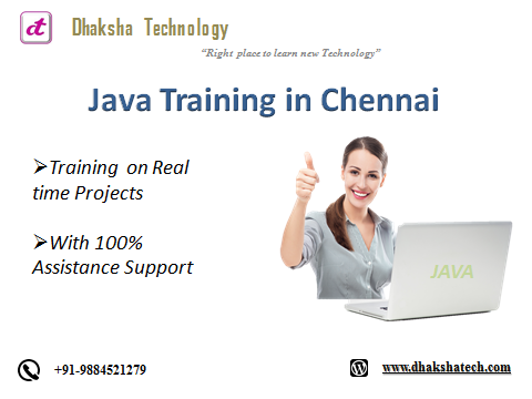 Java Training in Chennai. http://www.dhakshatech.com/java-training ...