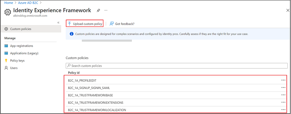Enable User Authentication for AEM Websites — Azure AD B2C | SAML ...