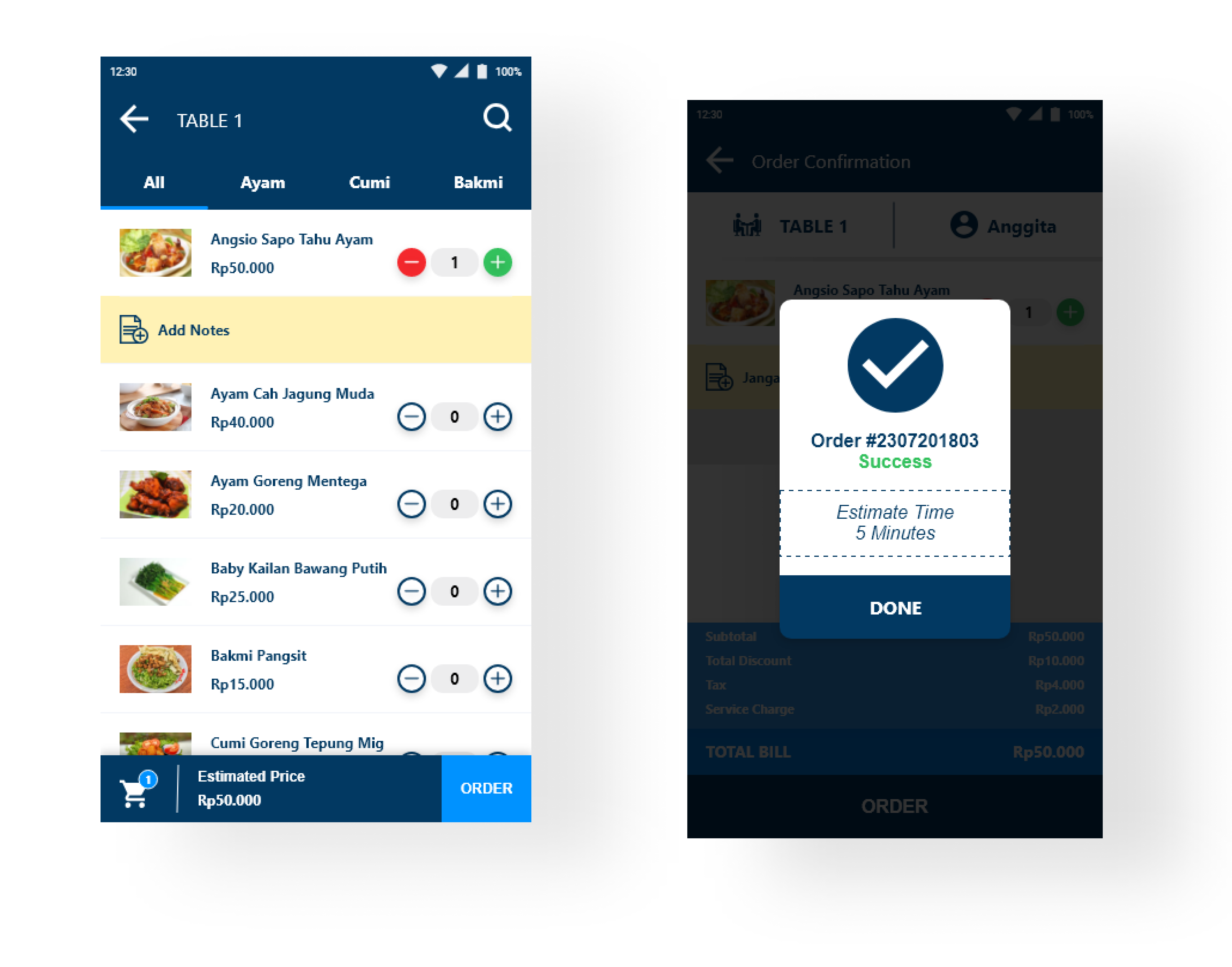 Waitress App Exploration — UI/UX Case Study | by Fadhal S | heydhal.com ...