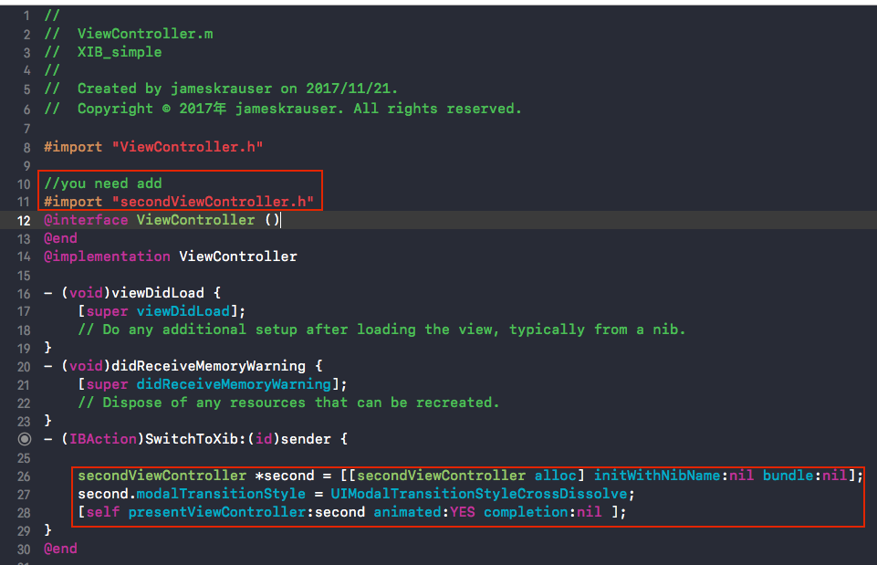 Create Xib File In Xcode 9 With Objective C By Jameskrauser Lee Medium
