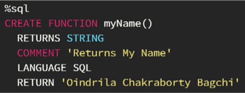 Introduction to SQL User-Defined Function in Databricks | by Oindrila ...