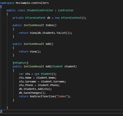 Starting an MVC Web App Using .Net Core | by Fatih Çınar | Medium