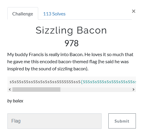 Baconian Cipher Challenge