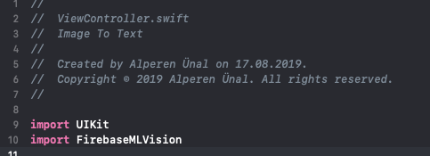 Text Recognition From Image Using Firebase ML Kit — iOS Development (Swift) | by Alperen Ünal ...