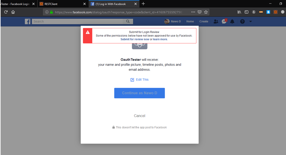 Manually Access Facebook APIs using OAuth 2.0 | by Madhuvantha K.A.N ...