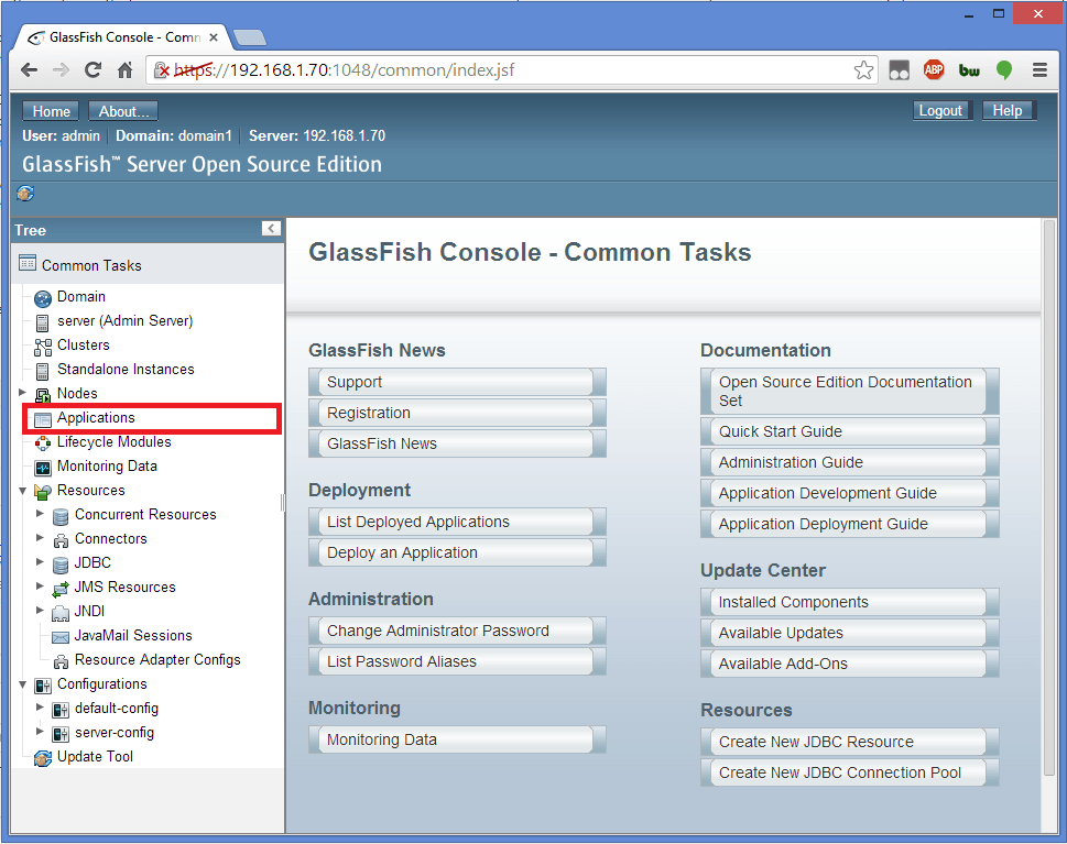 Como fazer deploy de arquivos .war usando Glassfish server em uma instância em Cloud | by ...