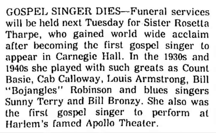 A Black Woman Pioneered Rock and Roll: Sister Rosetta Tharpe and the ...
