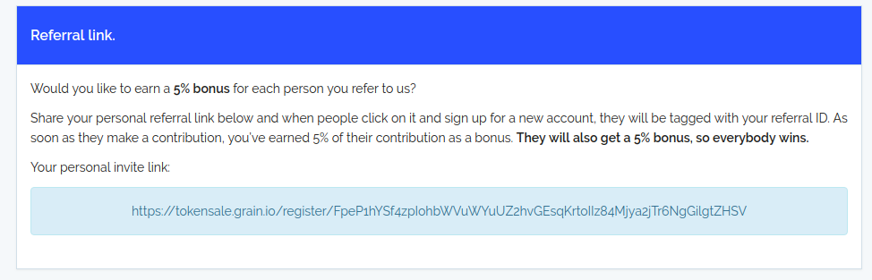 Get 5% GRAIN Tokens With Our Referral Program | by Grain.io | Medium