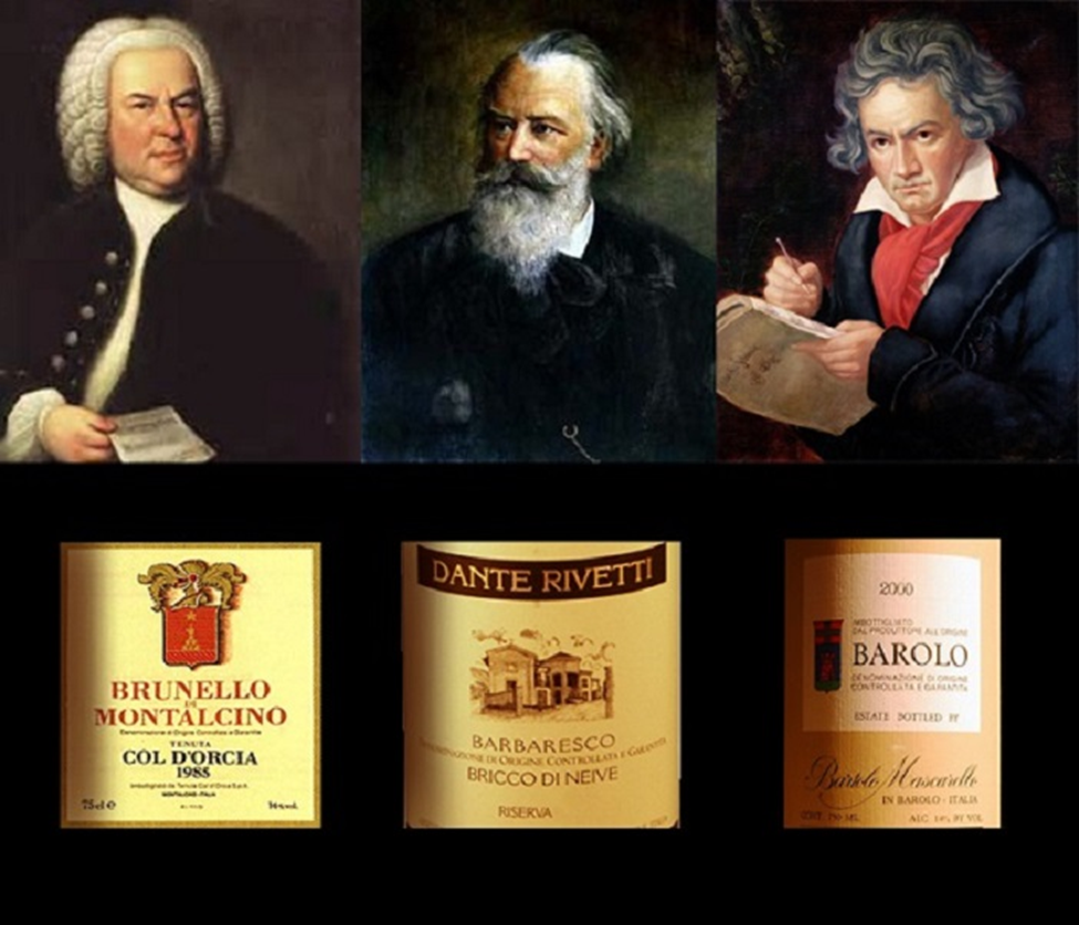 Match 3 B’s in Classical Music with the 3 B’s in Italian Wine | by ...