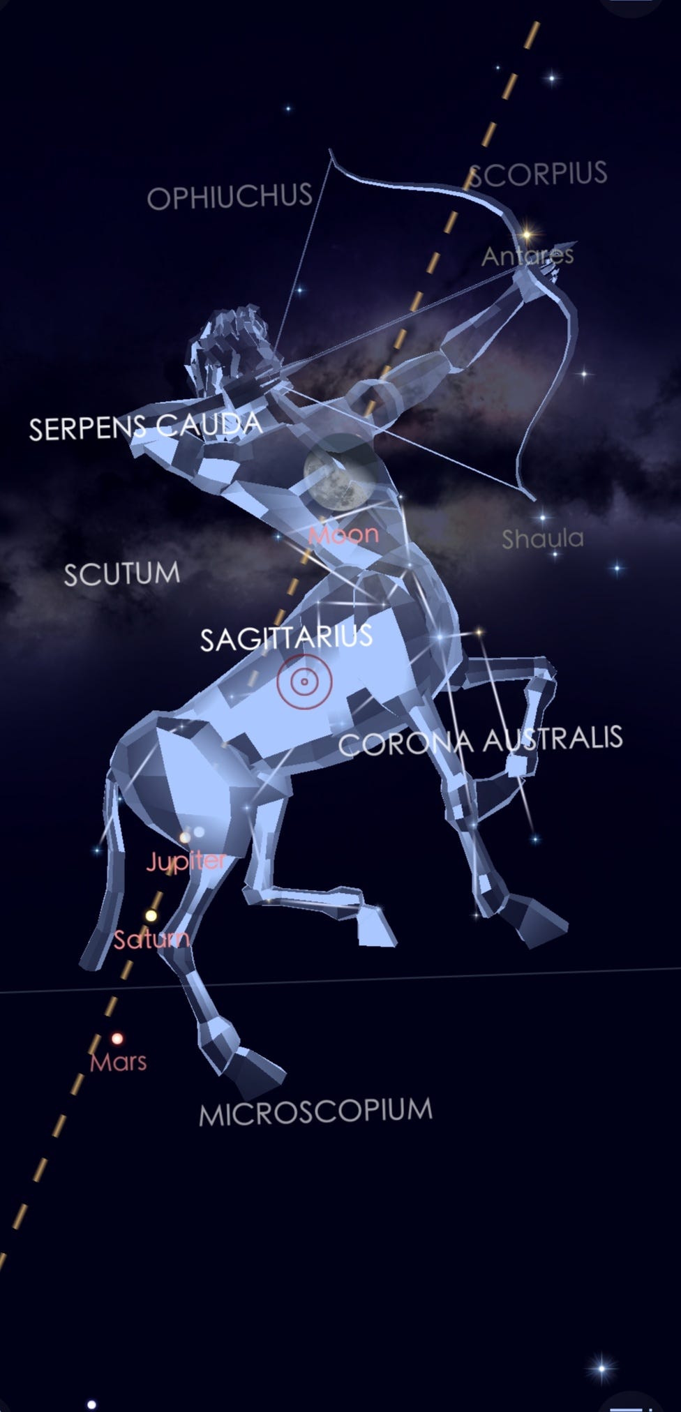 Sagitarious Astronomy Poem