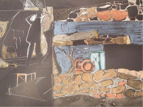 Andrew Jaffray - painting between the Ocean and the Center. | by ...