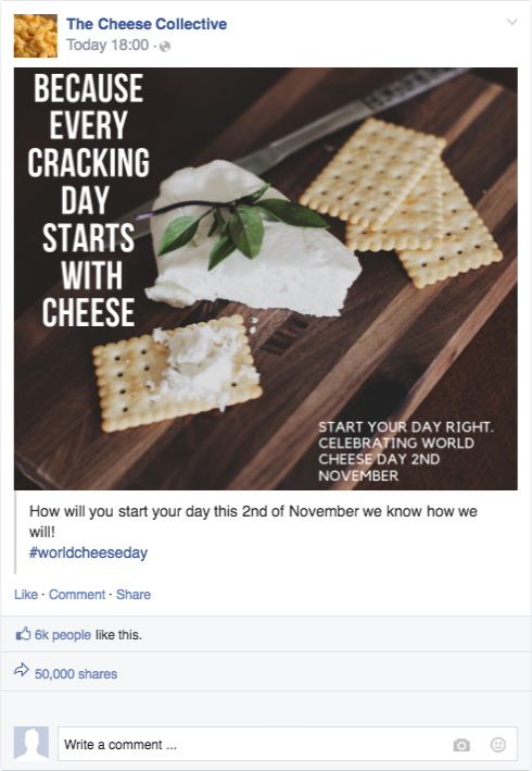 The Cheese Collective Facebook Campaign | by Niamh Ferrier | Medium
