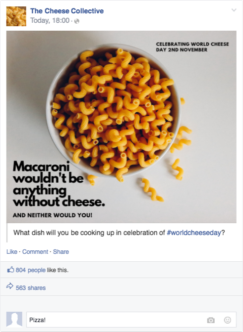 The Cheese Collective Facebook Campaign | by Niamh Ferrier | Medium