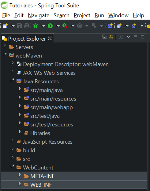 Crear Dynamic web project con maven & springtools | by Eduardo Cruz | Medium