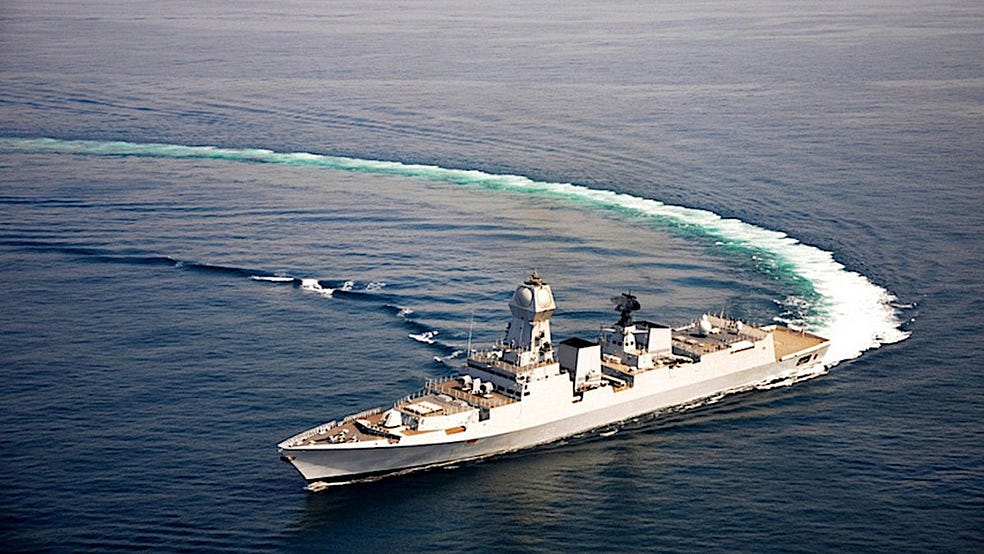 Indian Navy Kolkata Class Destroyers - Indo-Pacific Geomill - Medium