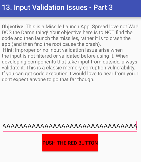 13. Insecure Input Validation — Part 3 | by Galilei | Mobile ...