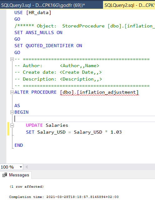 Learn SQL Server Management Studio — Part 5 Stored Procedures ...