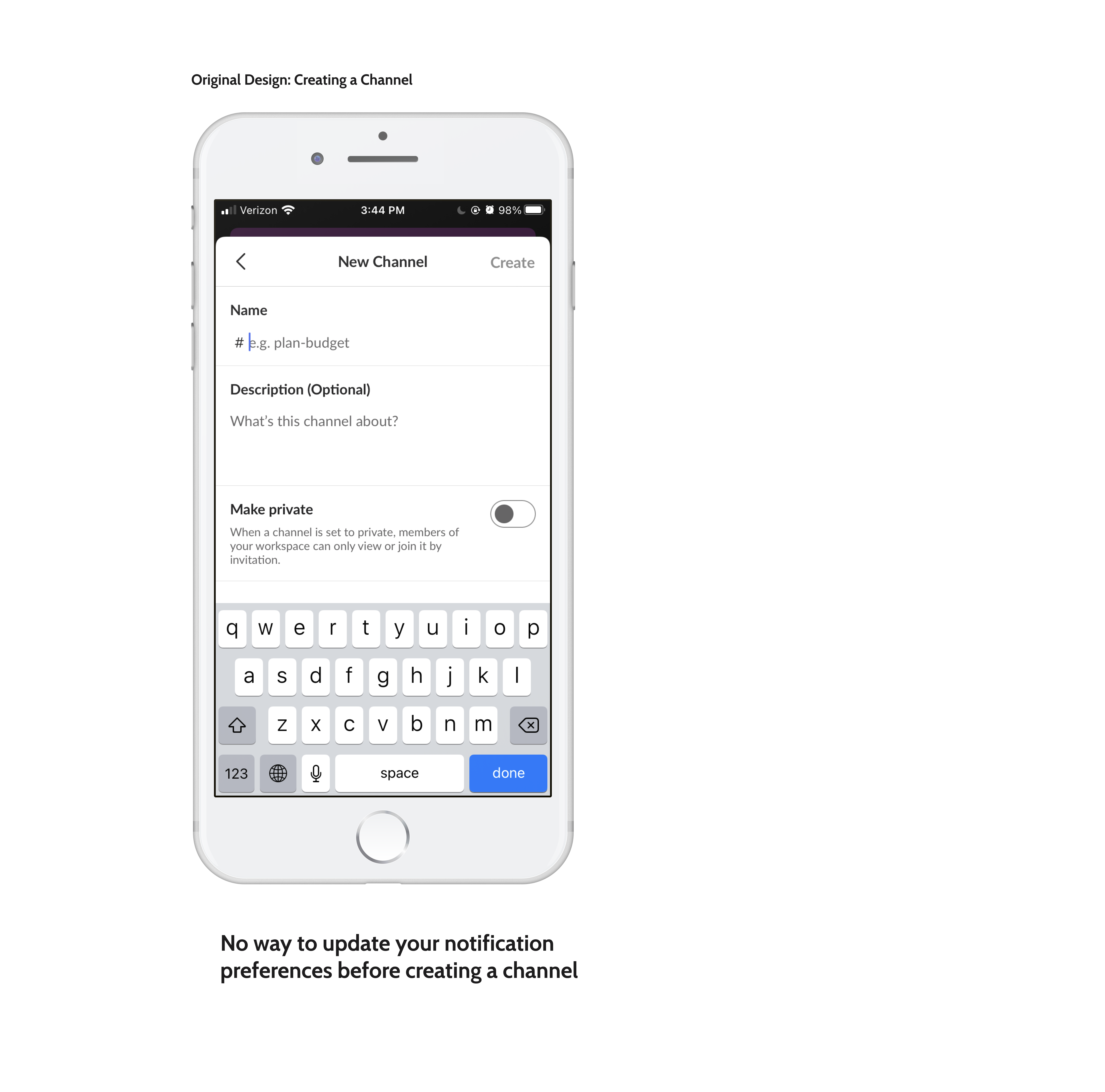 Slack Notifications Redesign. A UX case study for the KCPB Design… | by ...