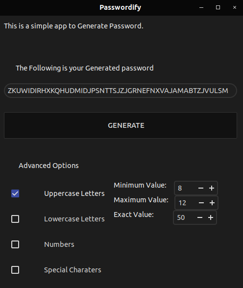 Password generation Native Desktop App using Vuido | by Em Ji Madhu ...
