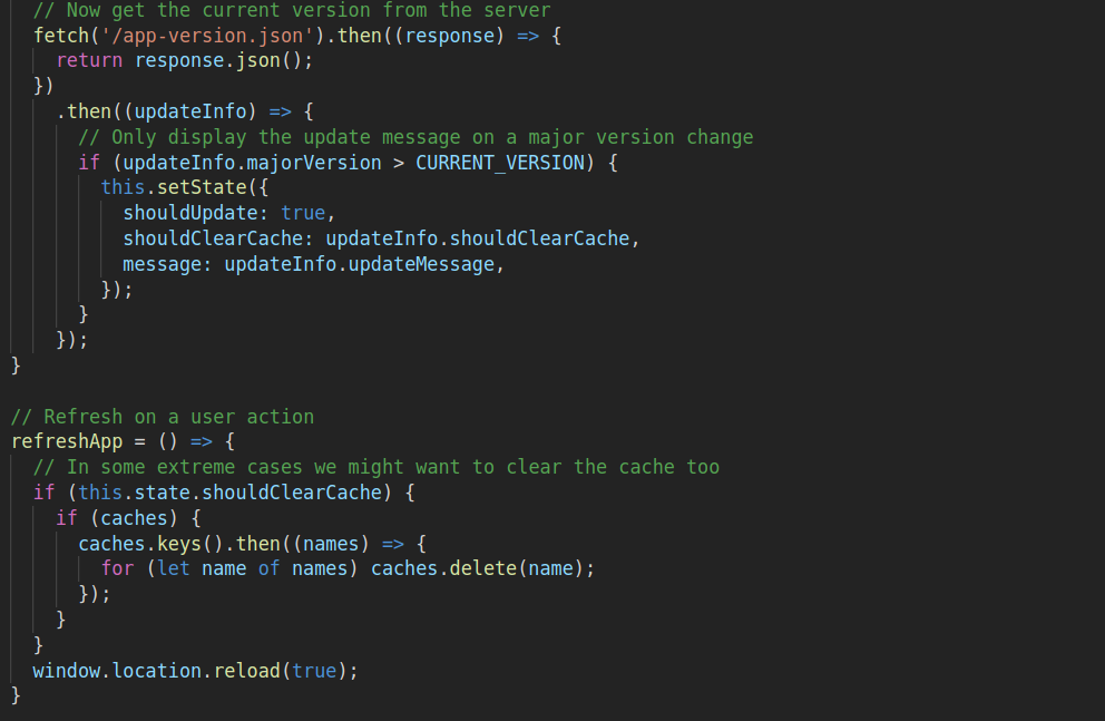 Handling service worker caching in React the ‘right’ way | by Dirk de ...