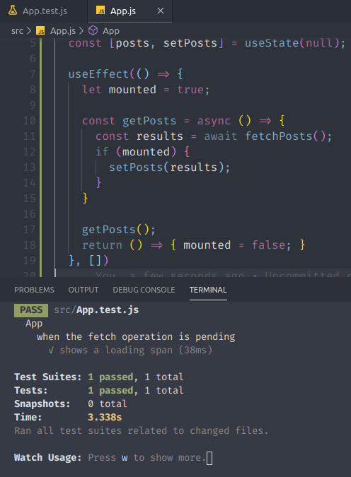 Testing Asynchronous Code With Jest And Testing Library