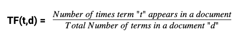 Introduction to Term Frequency — Inverse Document Frequency(TF-IDF) in ...