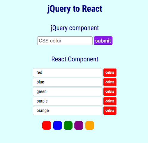 jQuery to React. Converting jQuery to React | by Joshua Kuhar | Medium