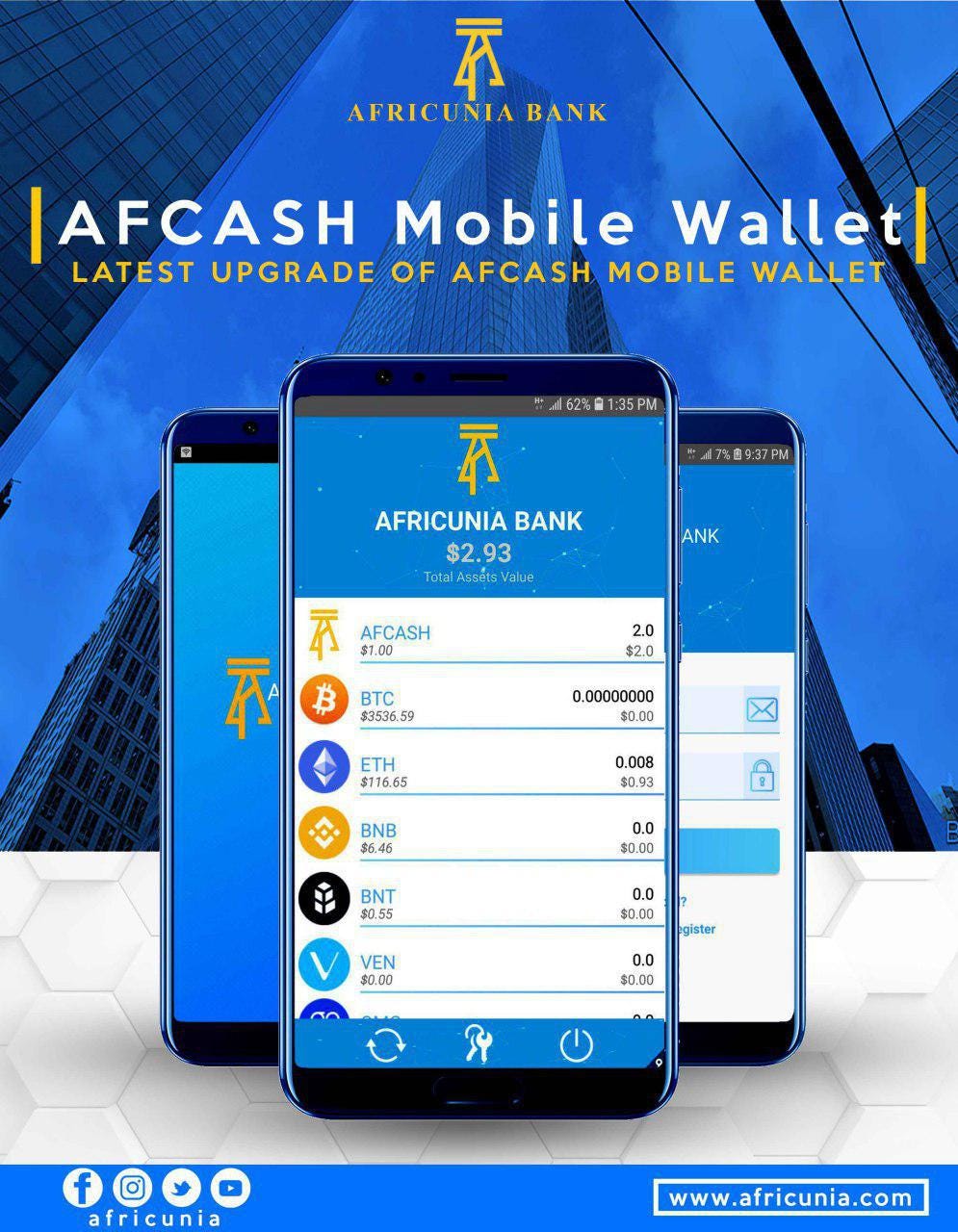 Latest Upgrade of AFCASH Mobile Wallet | by AFRICUNIA Ecosystem | Medium